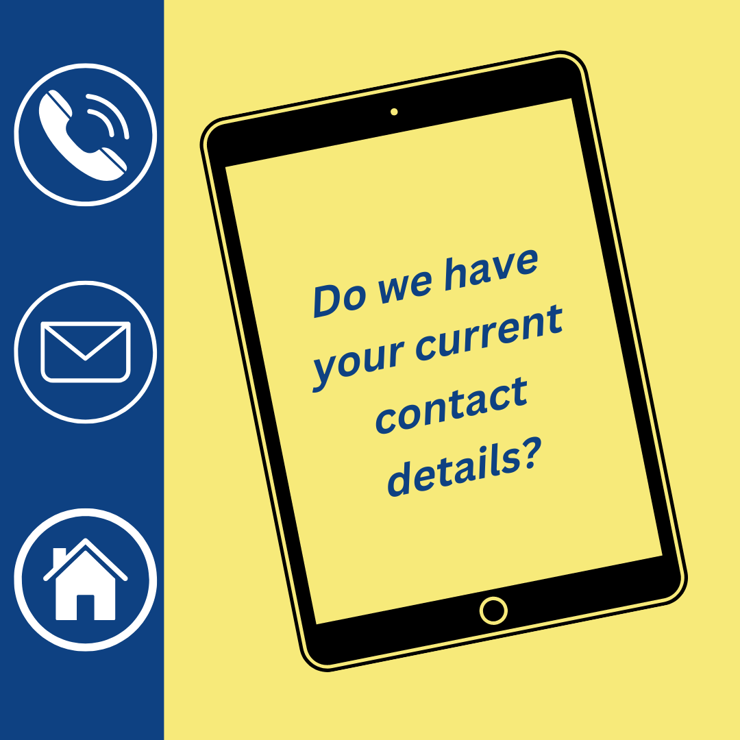 Update contact details